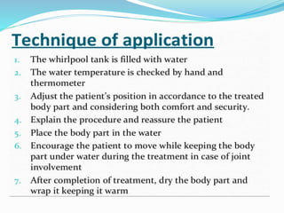 Whirlpool Bath - Physiotherapy.pptx
