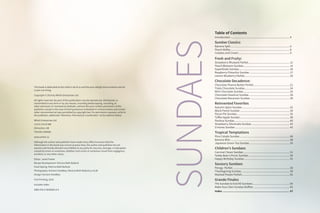 Recipies for a Month of Sundaes | PDF | Desserts and Baking | Food & Drink