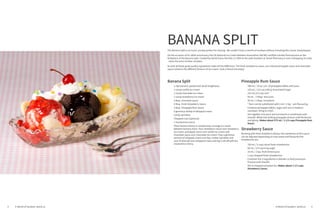 Recipies for a Month of Sundaes | PDF | Desserts and Baking | Food & Drink