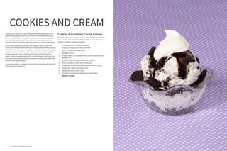Recipies for a Month of Sundaes | PDF | Desserts and Baking | Food & Drink