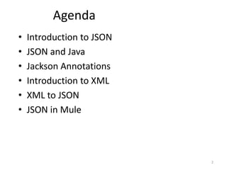 JSON Processing and mule | PPT