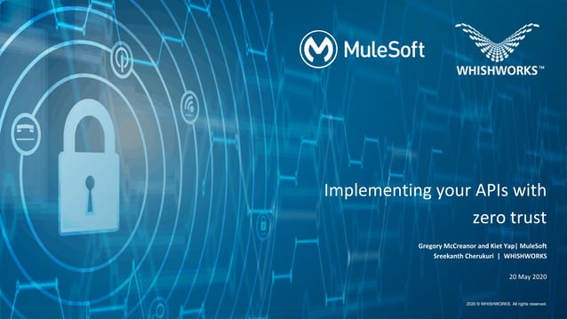 Implementing your APIs with zero trust | PPT
