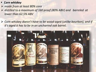 Whiskey/ Whisky (For bachelor studies) | PPTX