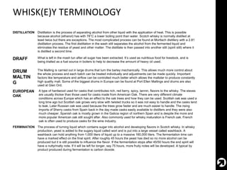Whiskey terms | PPTX