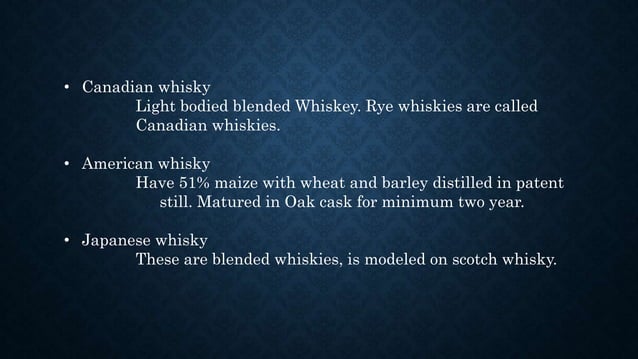 Whisky | PPTX