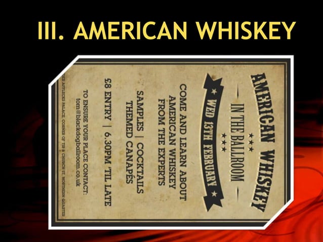 Whisky.ppt | Alcoholic Beverages | Food & Drink
