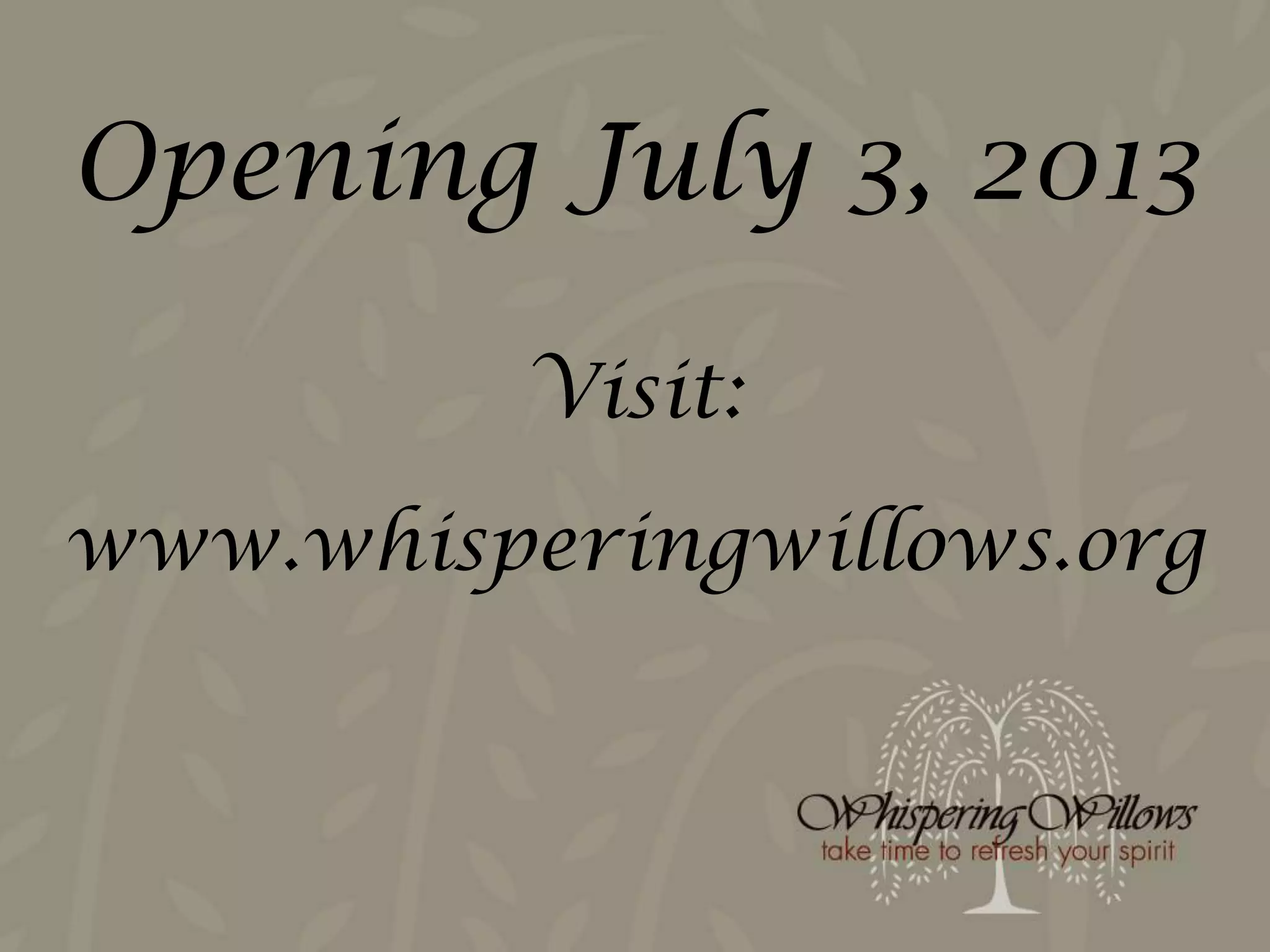 Whispering Willows | PPTX