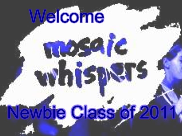Whisper Newbies 2011 | PPT