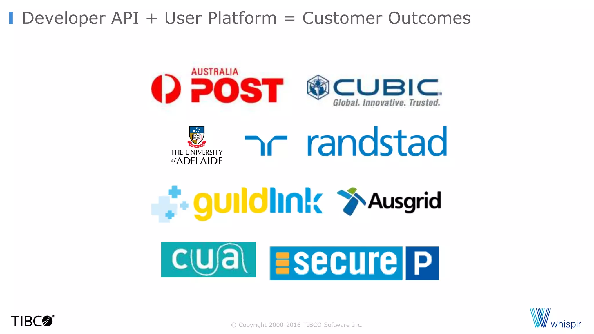 How API became key to Whispir's growth strategy - Gartner AADI 2016 | PPTX