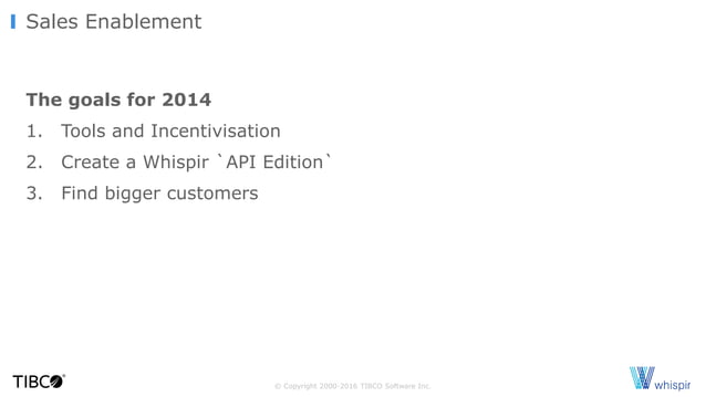 How API became key to Whispir's growth strategy - Gartner AADI 2016 | PPTX