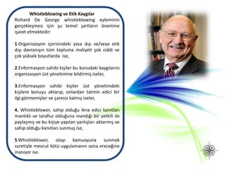 Organizasyonlarda Yanlış Uygulamalara Karşı Bir Sivil Erdem, Ahlaki ...