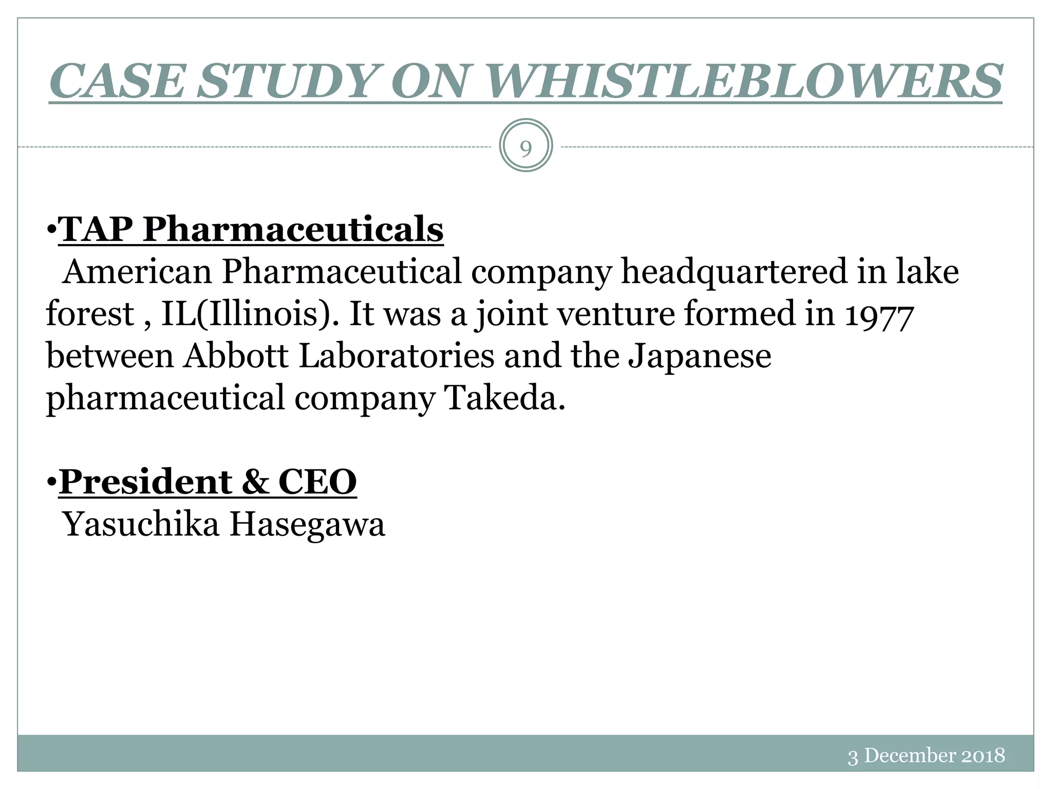 Whistleblowers | PPT