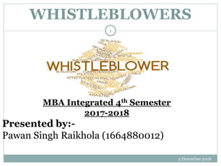 Whistleblowers | PPTX