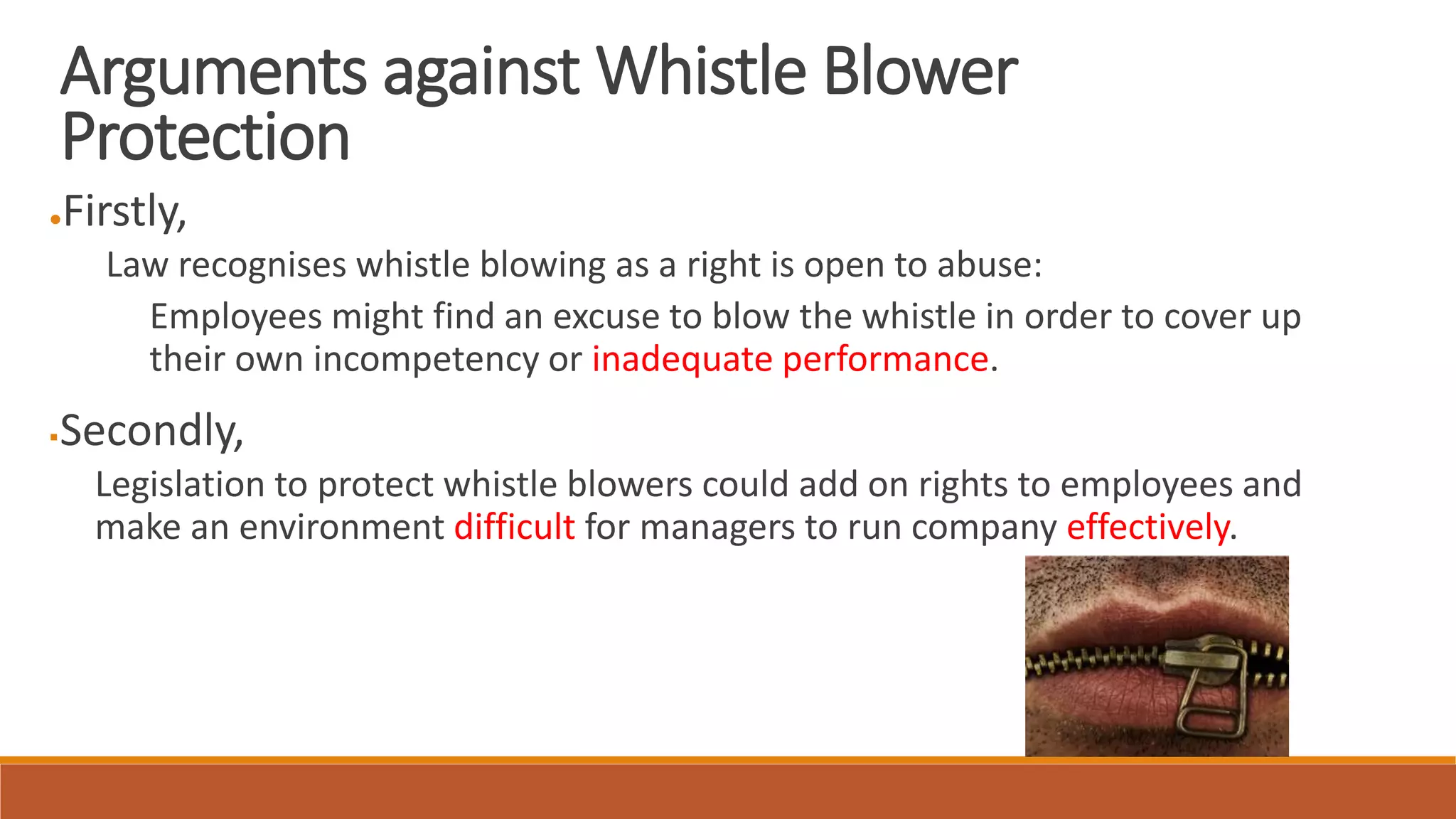 WHISTLE-BLOWING | PPTX