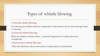 whistle blowing ♥️ Definition and types and motives, stages of whistle ...