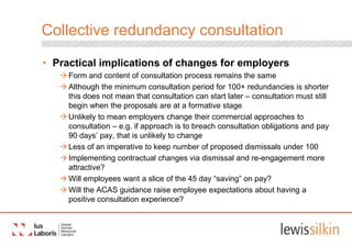 Whistleblowing and collective consultation changes | PPTX