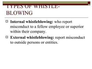 Whistleblowingfinal..... | PPT