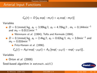 Quantitative Analysis of DCE-MRI using R | PPT