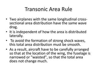Whitcomb area rule or Transonic area rule.pptx | Physics | Science