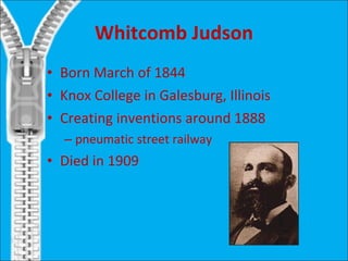 Whitcomb judson invention | PPT | Women\'s Shoes and Footwear | Women ...