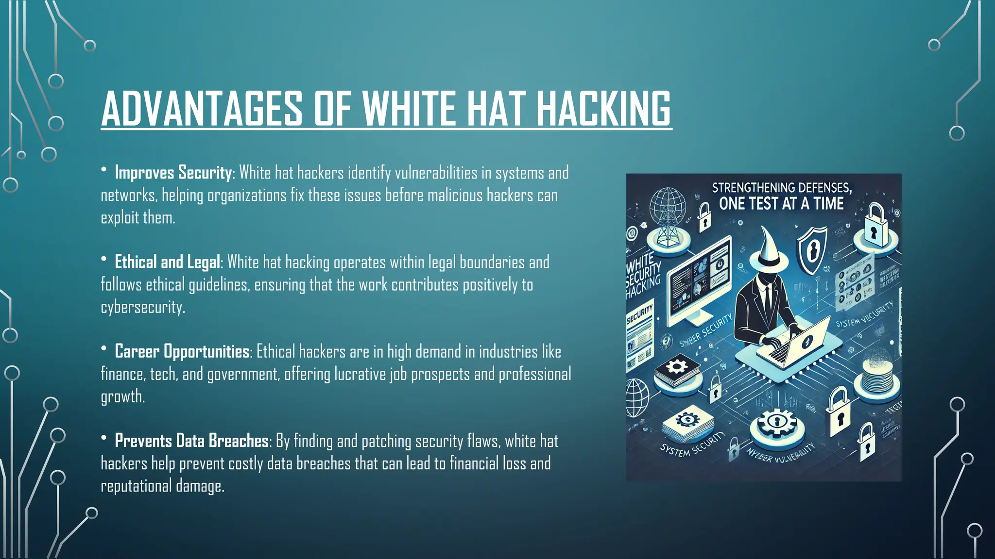 Ethical hacking presentation slide by a student from UIU | PPT