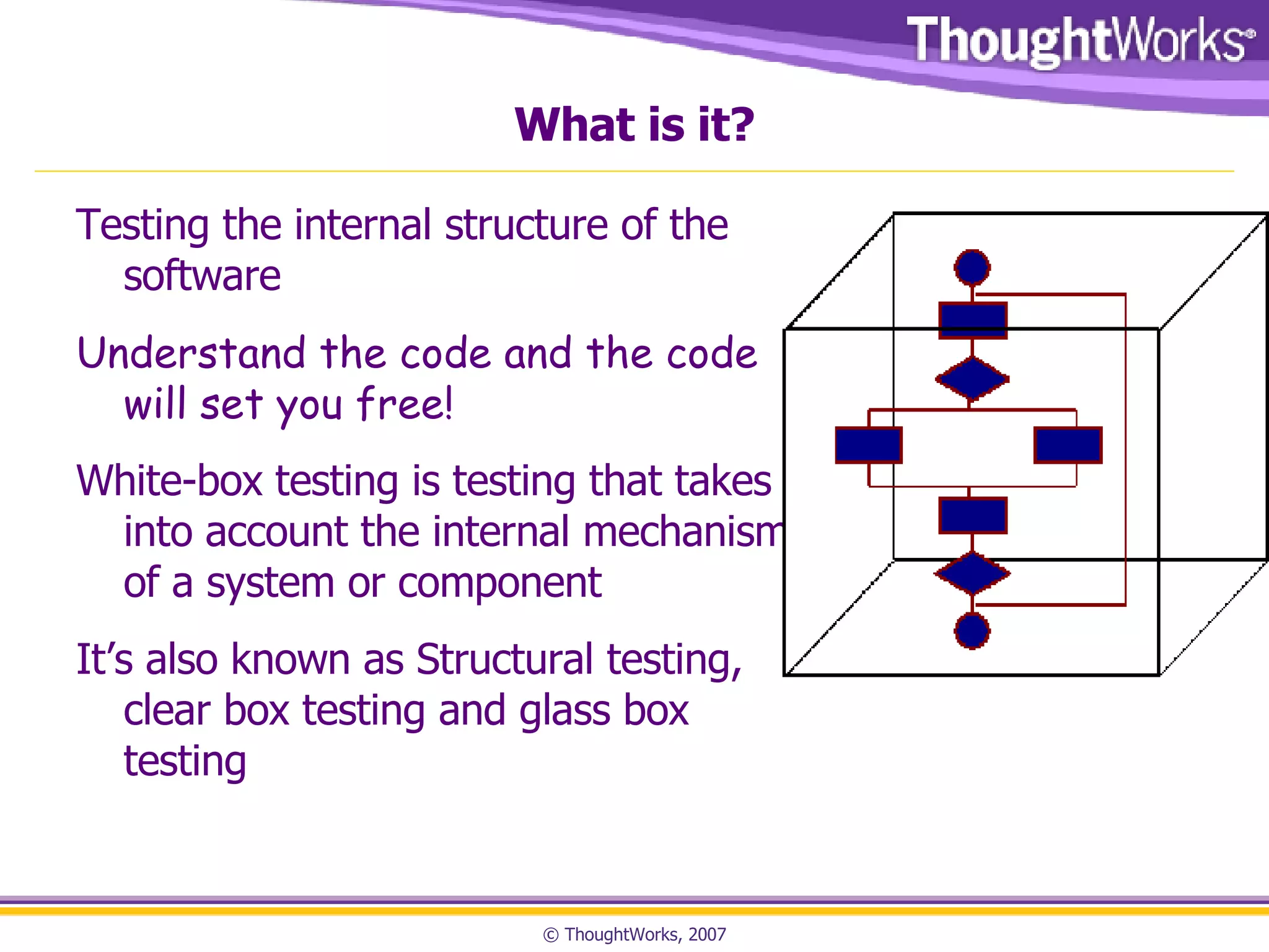 White Box Testing V0.2 | PPT