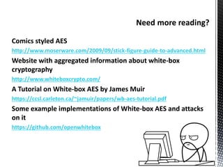 White box cryptography | PDF