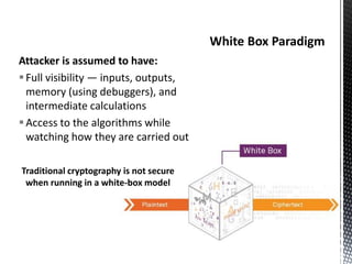 White box cryptography | PDF