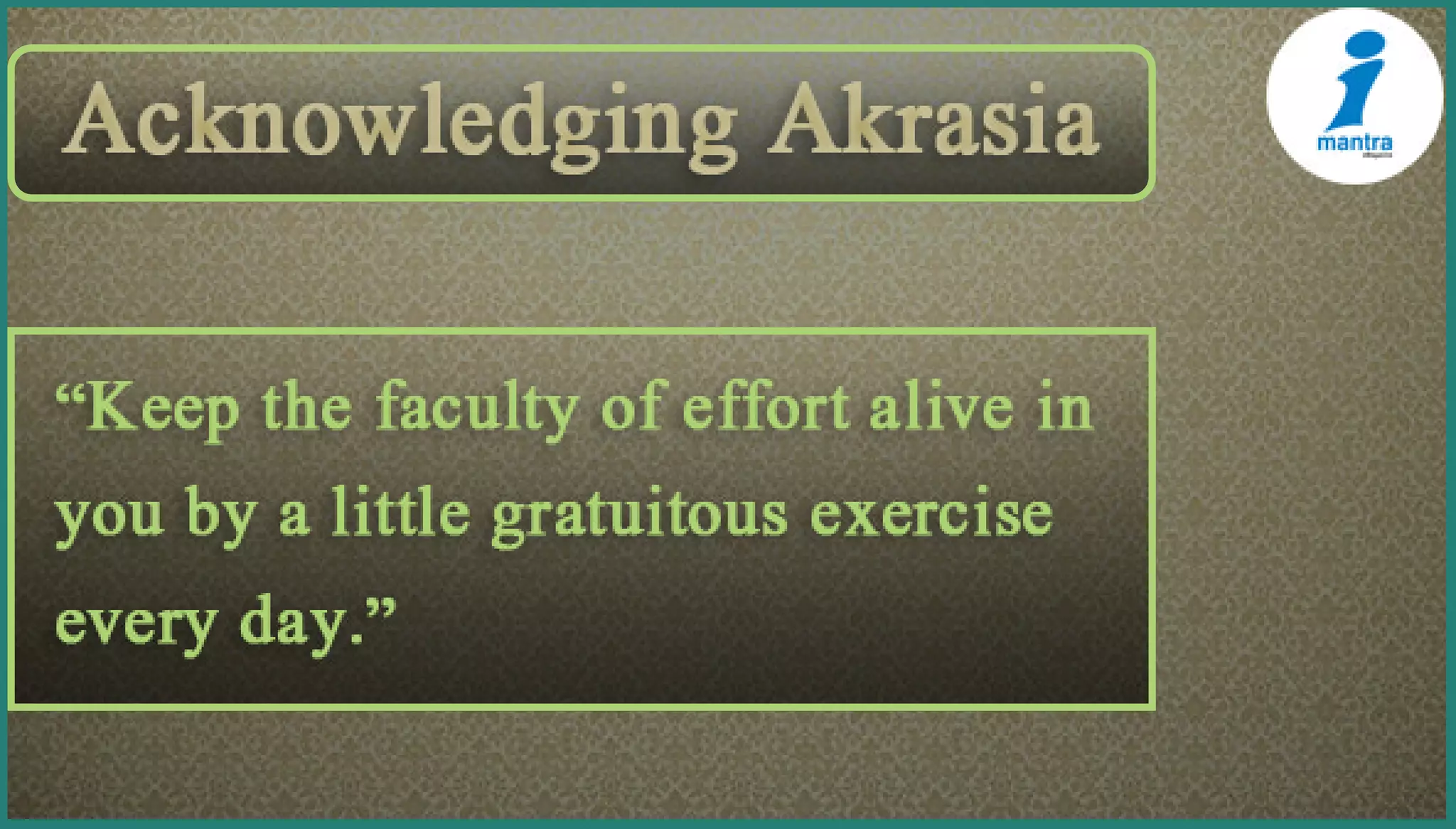 Acknowledging Akrasia | PDF
