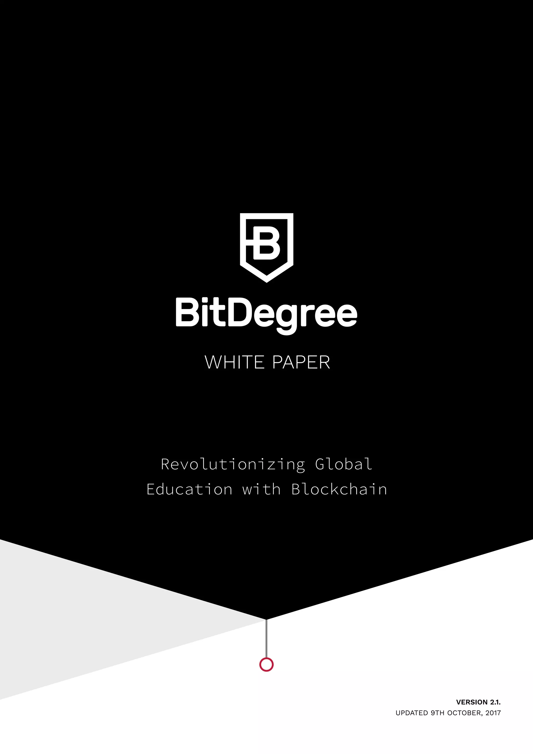 BitDegree - White Paper | PDF | Education industry | Industries