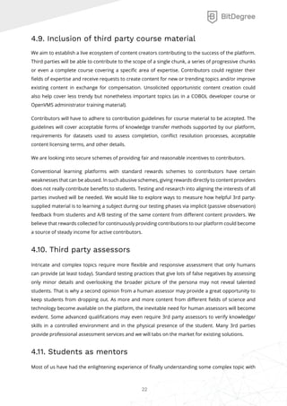 BitDegree - White Paper | PDF | Education industry | Industries