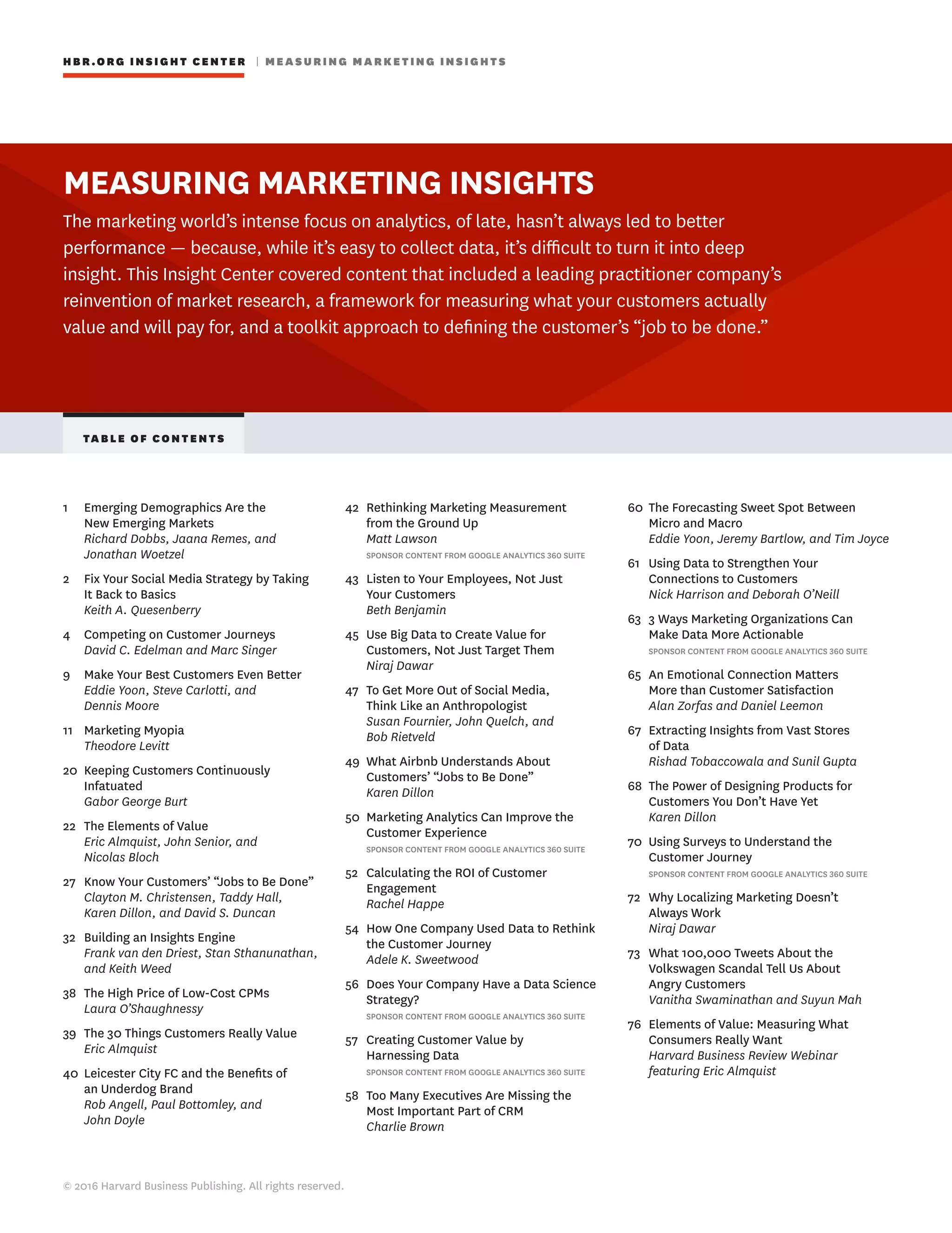 Measuring Marketing Insights | PDF | Advertising Industry | Industries
