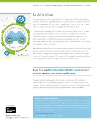 MIT report: How data analytics and machine learning reap competitive ...