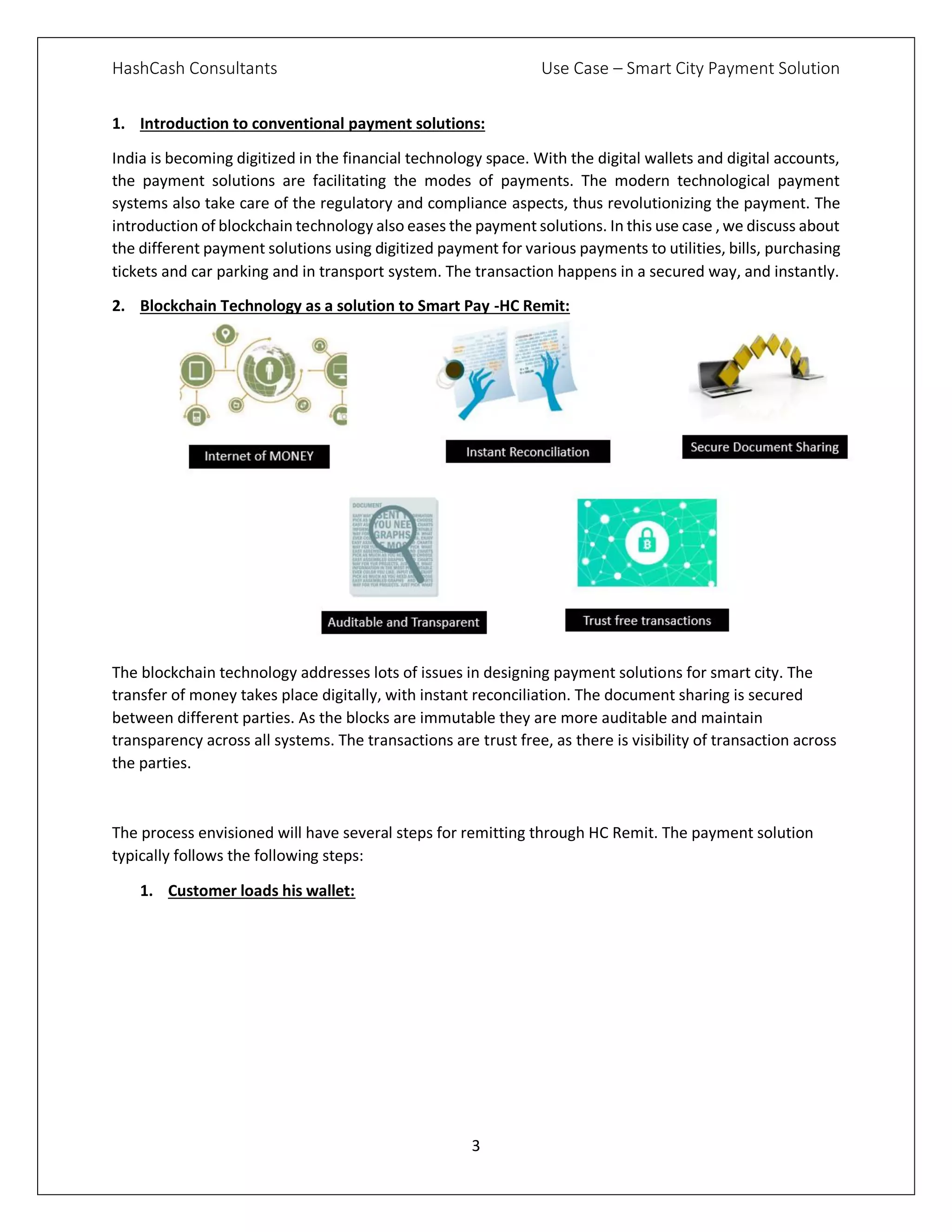 White Paper - Smart City | HashCash Consultants | PDF | Credit Cards | Personal Debt