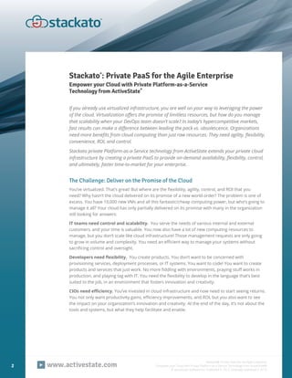 Stackato Private PaaS for the Agile Enterprise | PDF