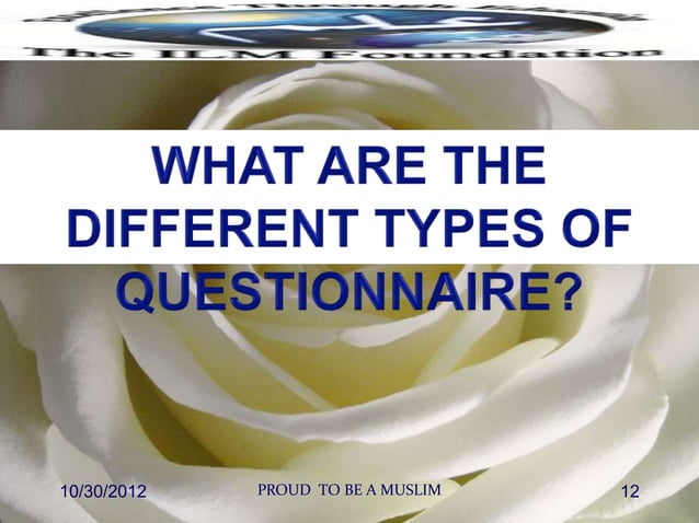 White rose template | PPTX