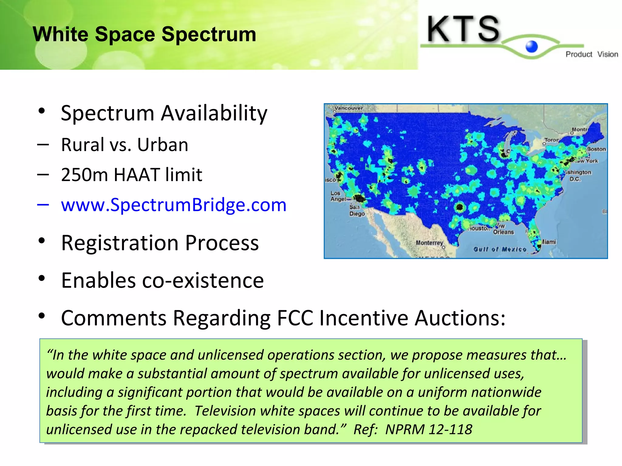 White space radio in scada systems | PPT