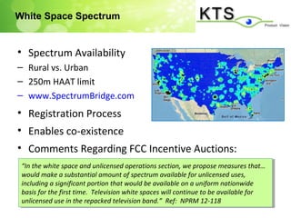 White space radio in scada systems | PPT