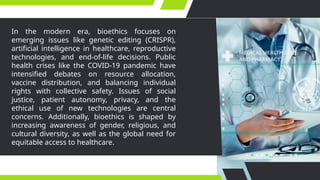 Bioethics, The principles of Human Lifes | PPTX