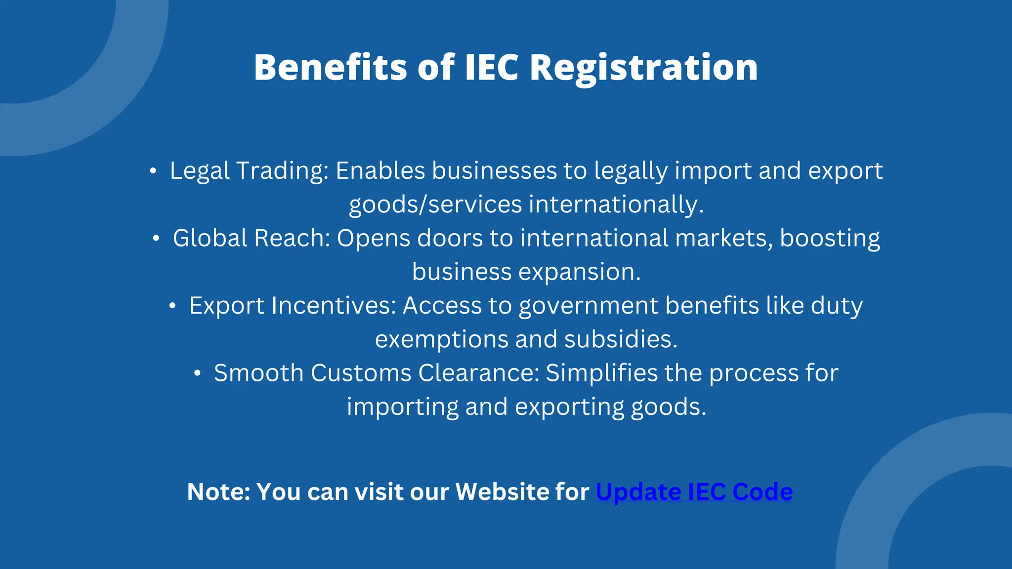 IEC Registration – Your Gateway to Global Trade | PDF