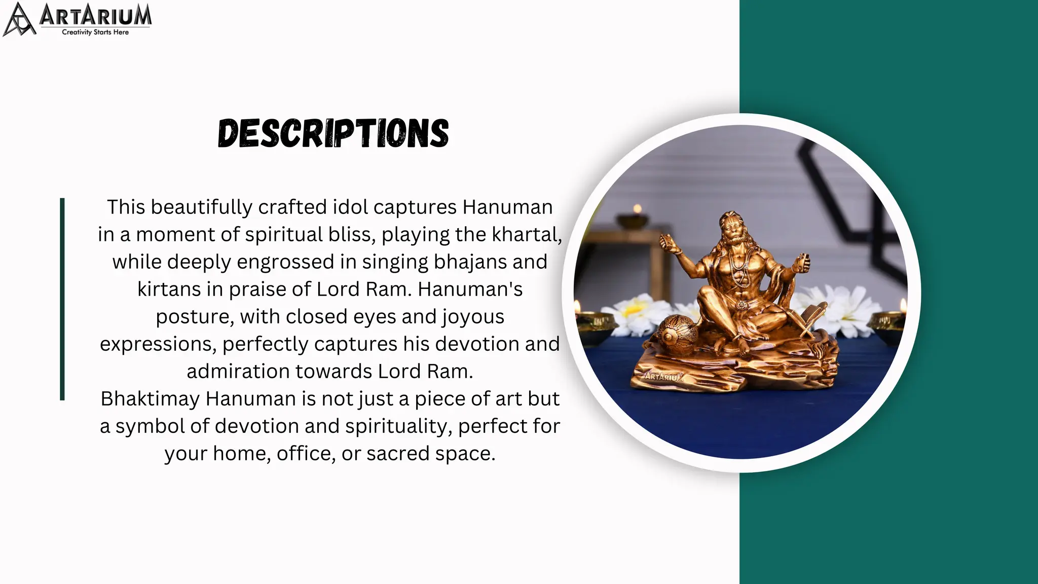 "Bhaktimay Hanuman: Embodiment of Devotion and Strength" | PPT