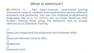 selenium | PDF