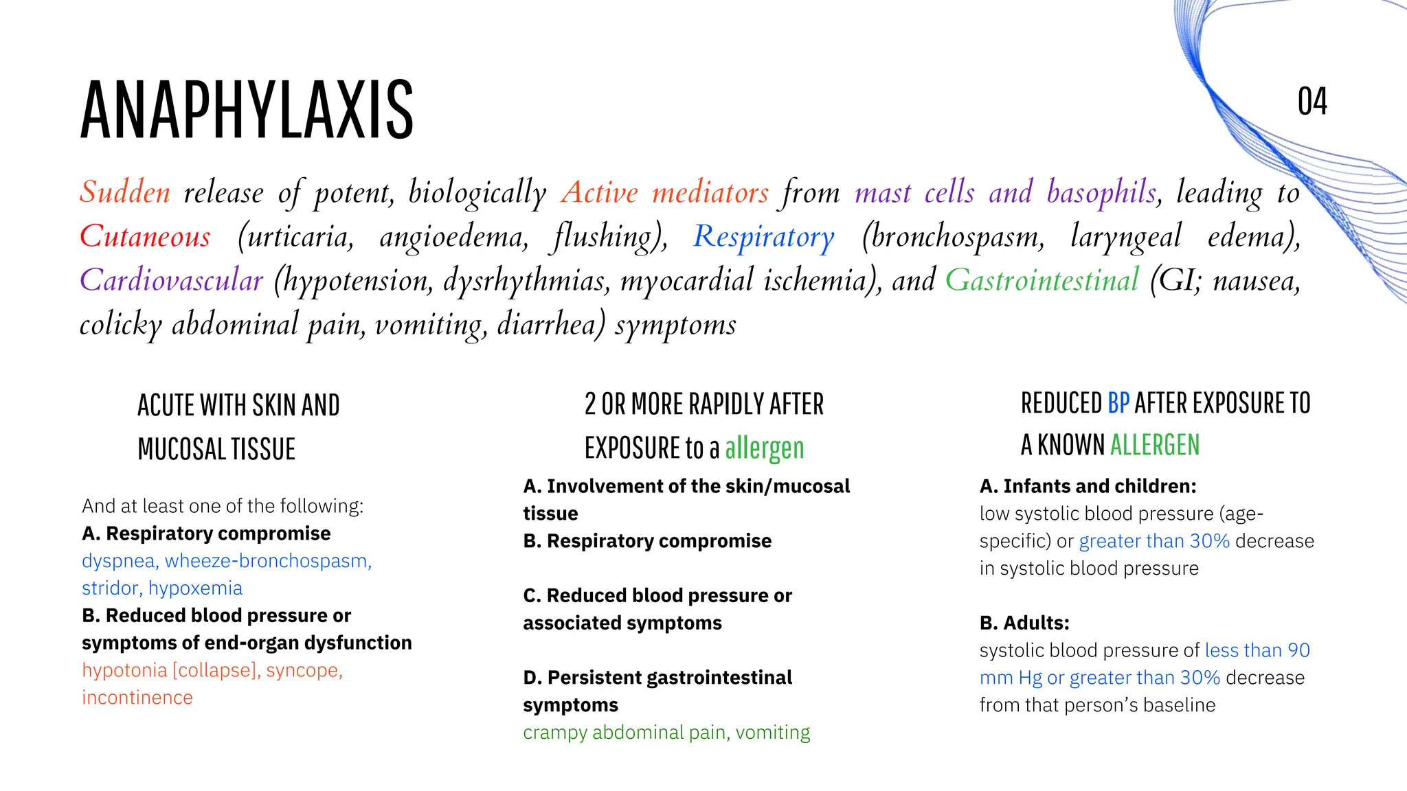 Anaphylaxis presentation based on nelson pediatrics 2024 | PPTX