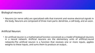 Machine learning PPT which shows the some deep learning concepts and code of the problems which ...