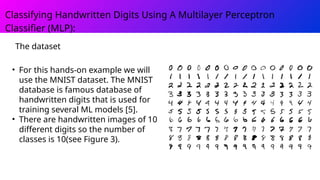 Machine learning PPT which shows the some deep learning concepts and code of the problems which ...