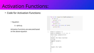 Machine learning PPT which shows the some deep learning concepts and ...