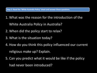 White Australia Policy | PPSX