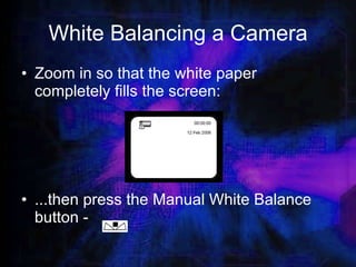 White Balancing | PPT