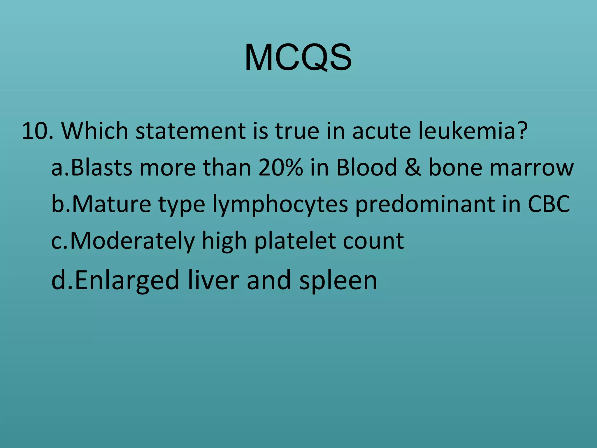 White blood cell disorders | PPT