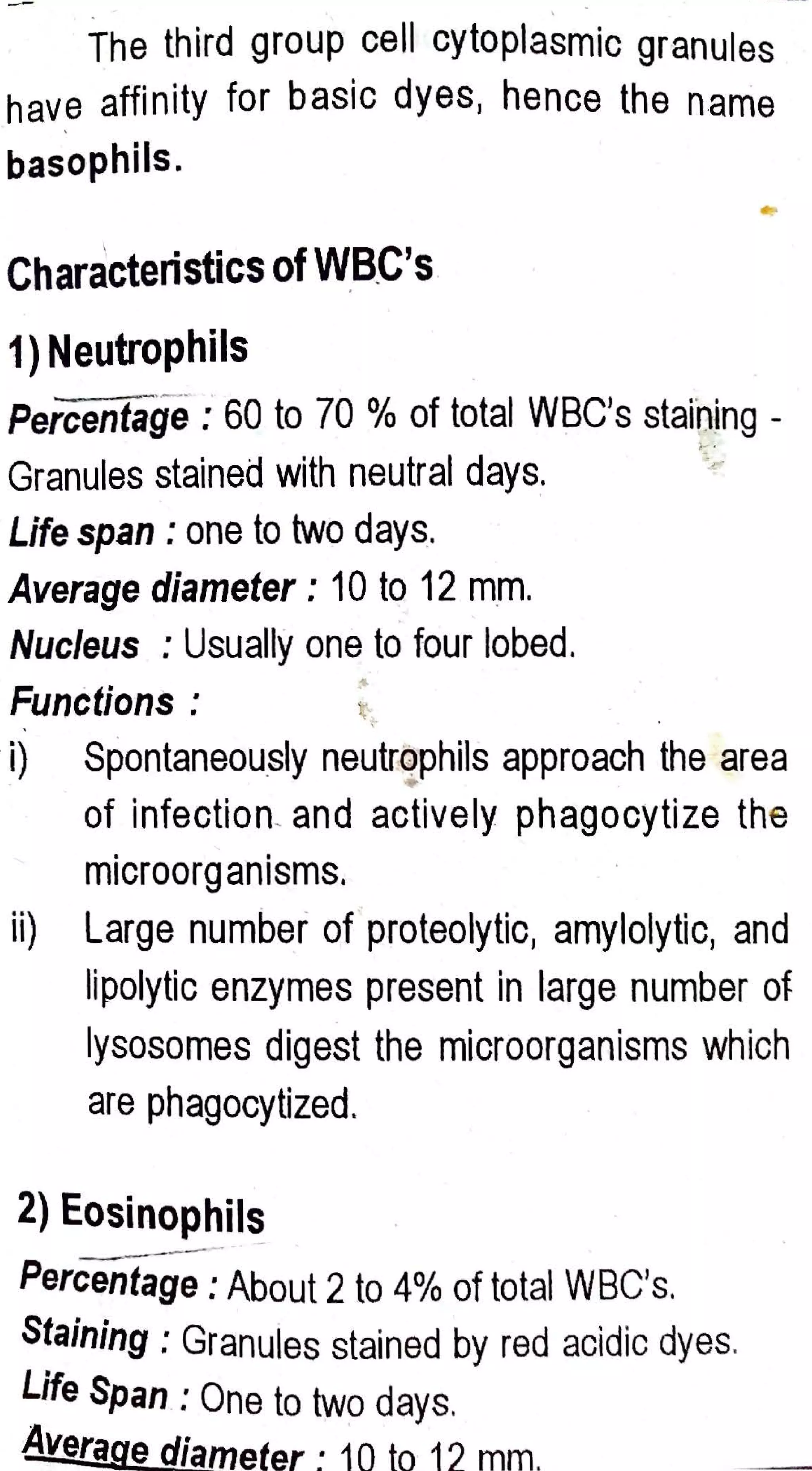 White blood cells. | PDF